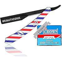Amazon.com: BEAUTICONE Straight Razor | Professional Barber Razor for ...