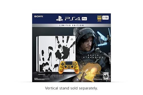PlayStation 4 Pro 1TB Limited Edition Console - Death Stranding Bundle ...