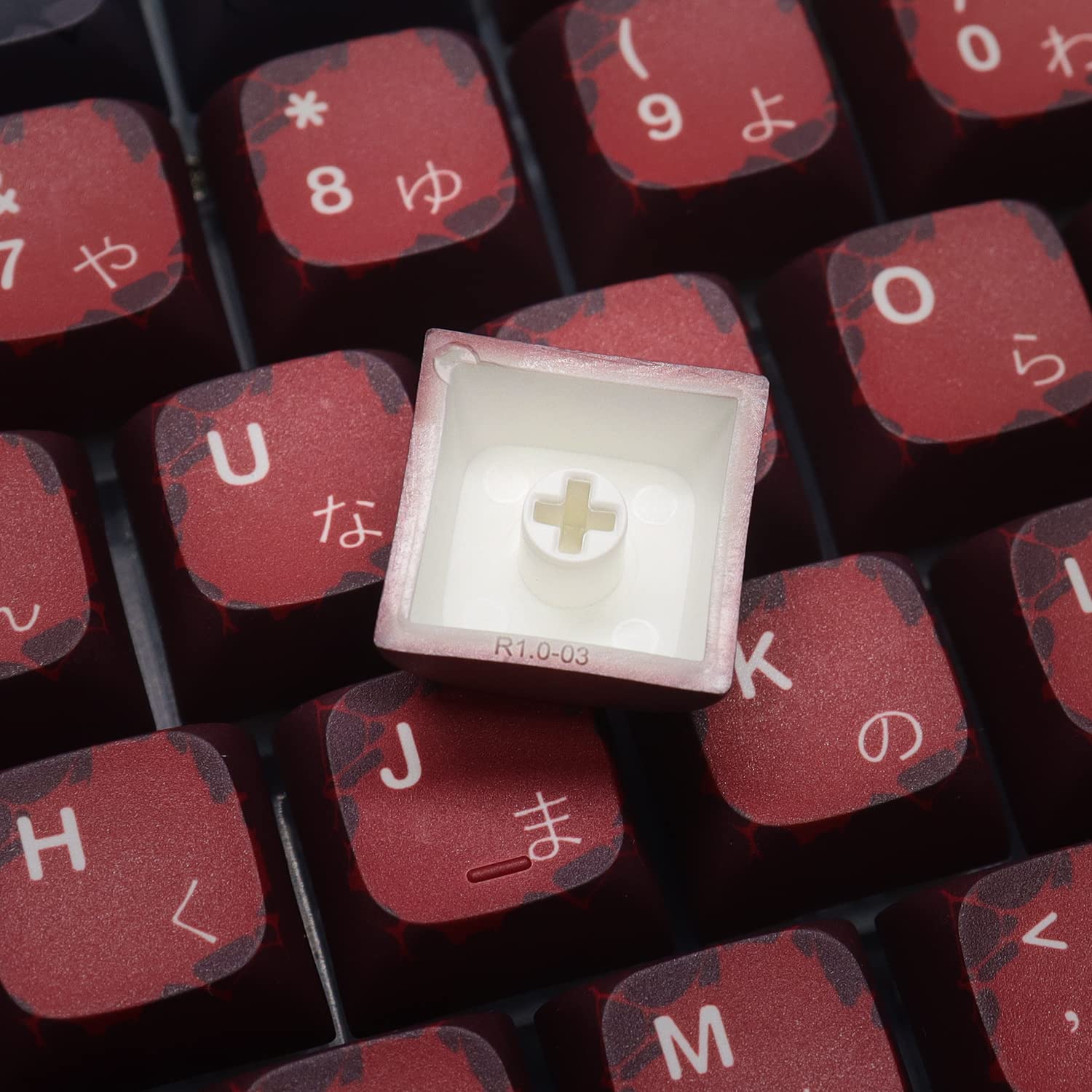 Mua Red and Black Keycaps Japanese 132 Keys, XDA Profile PBT Keyboard ...