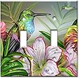 Art Plates - Hummingbird at Rest Switch Plate - Double Toggle - Single ...