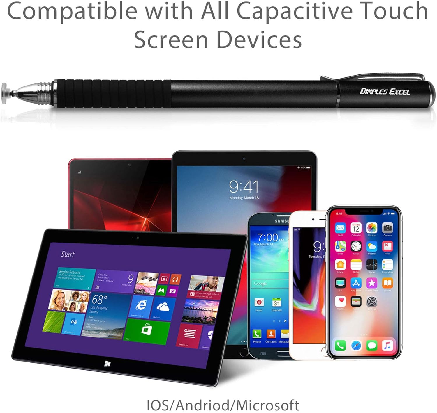 Dimples Excel Stylus Pen for iPad Pen Stylus for Tablets Tablet Stylus ...