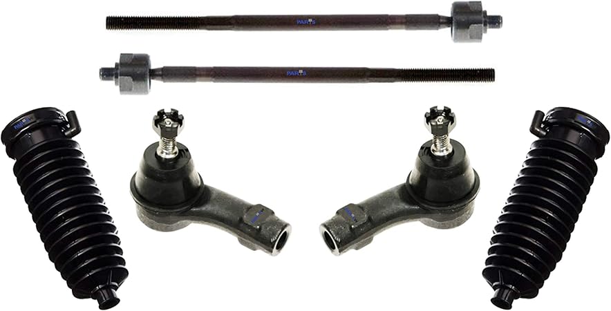 Amazon.com: PartsW 6 Pc Front Steering Kit for Ford Focus 2000-2005 ...