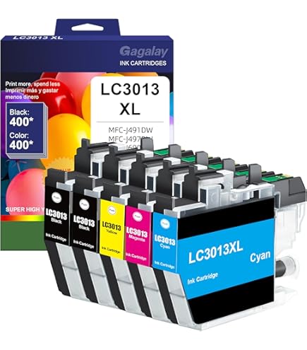 Brother Ink JETSIR LC3013 High Yield 4 PKS Compatible Ink Cartridge ...