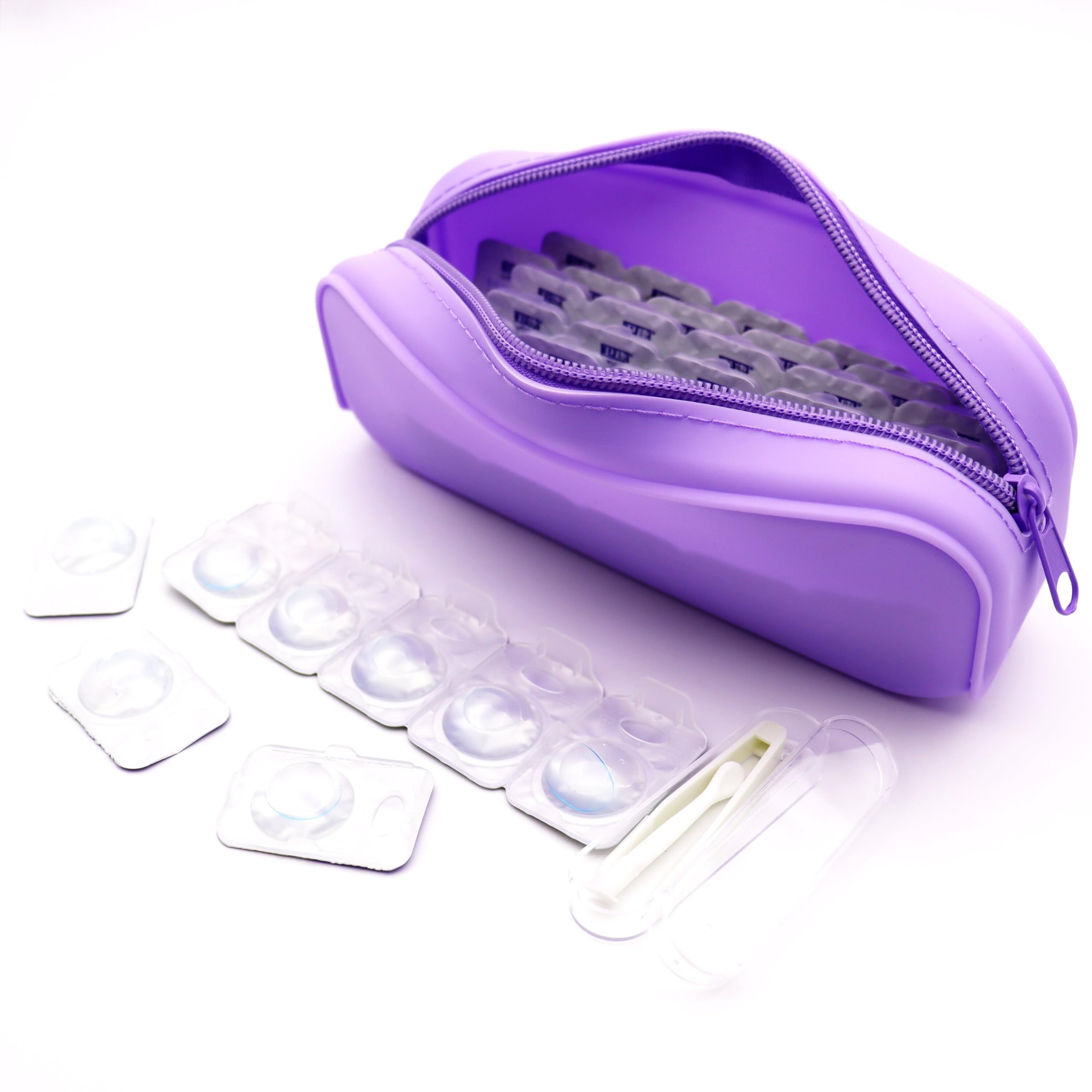 VORDRASSIL P-40 daily contact lens organizer, daily contact lens travel ...
