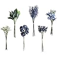 Amazon.com: Lookein Artificial Greenery Filler Stems Box Set, 53 Pcs ...