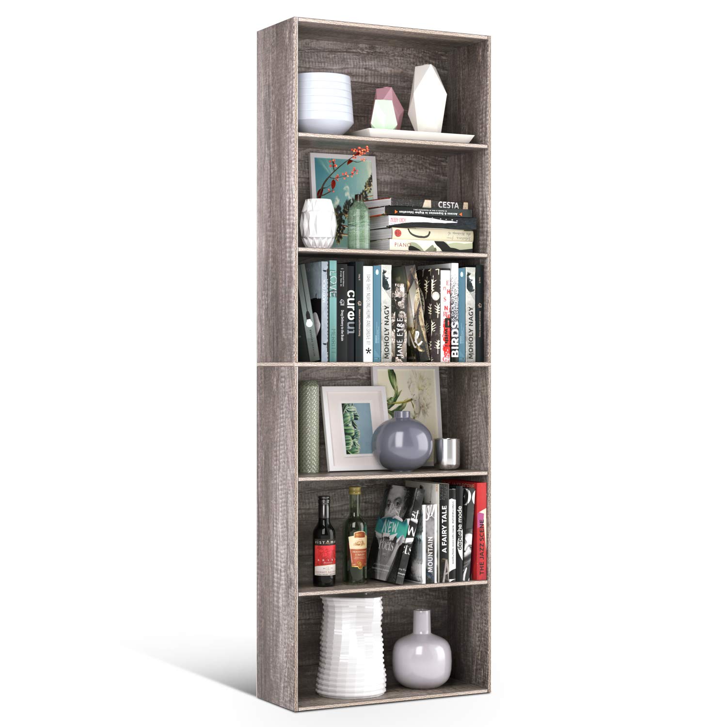 Buy Homfa Bookshelf 70 In Height Bookcase 6 Shelf Free Standing Buy Homfa Bookshelf 70 In Height Bookcase 6 Shelf Free Standing