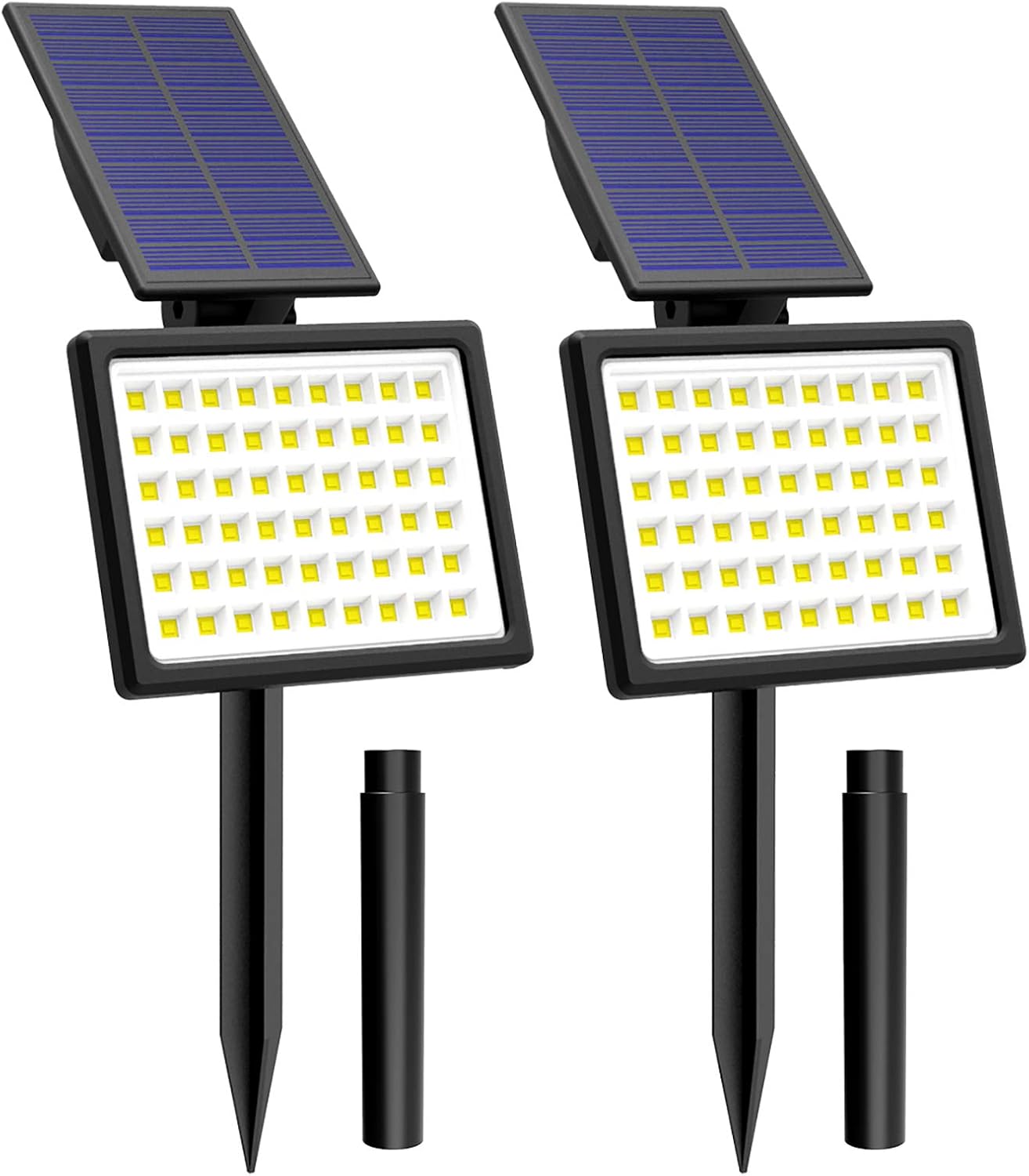 T-Sunrise - 54 focos solares de jardín de exterior, impermeables, IP65 ...
