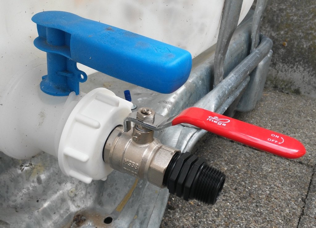 Buy AMS196WMK34182 drain valve 3/4 inches, IBC container, rainwater ...