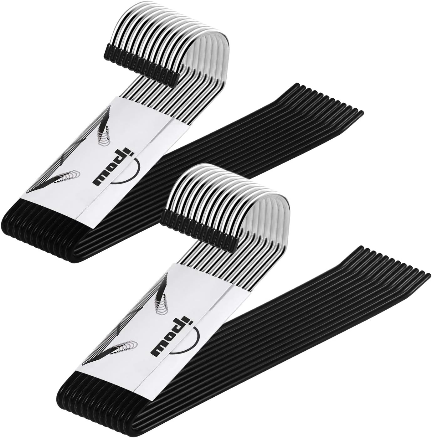 Vinyl Coated Drip Dry Hanger Space Saver Hangers Lot Of 24 vinyl-coated-drip-dry-hanger-space-saver-hangers-lot-of-24