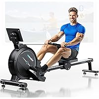 MERACH Rowing Machine with App, 16 Levels of Magnetic Resistance ...