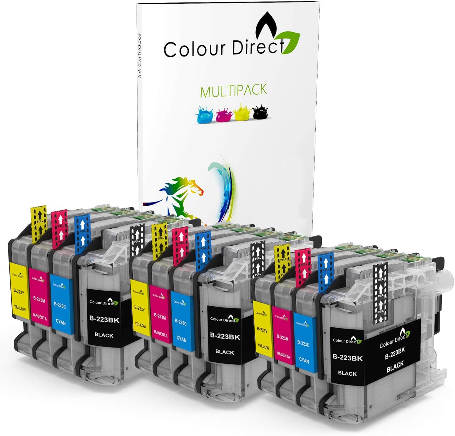 Colour Direct LC223 Compatible Ink Cartridges for Brother DCP-J562DW ...