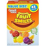 Amazon.com: Great Value Original Fruit Smiles, 45 OZ, Pack of 1