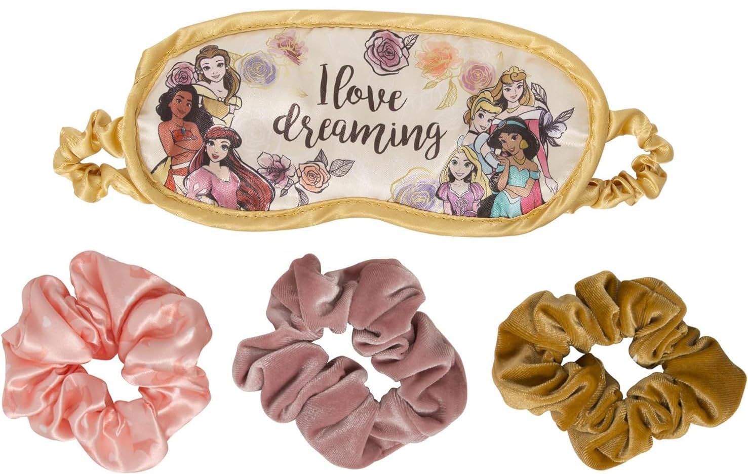 Mua Disney Gift Accessory Set with Eye Mask and 3 Scrunchies Hair ...