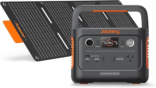 Jackery Solar Generator 300 Plus Portable Power Station with 40W Book ...