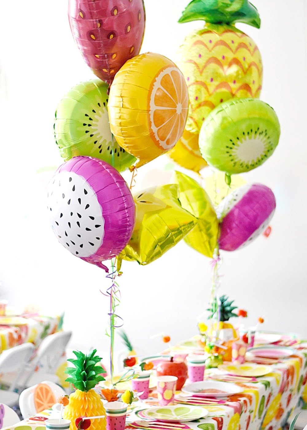 Kreatwow Tutti Fruit Party Decorations Fruit Happy Birthday Banner ...