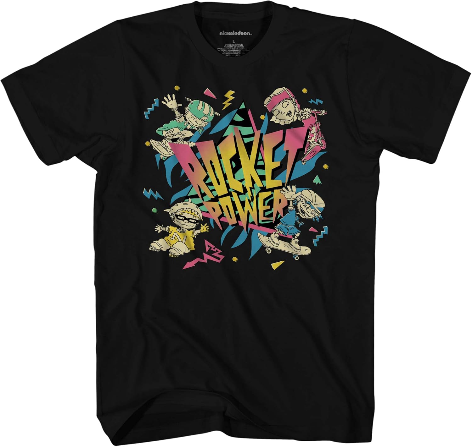 Nickelodeon Men's Rocket Power Shirt - Tito, Otto, Regina Rocket Power ...