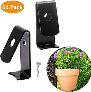 Amazon.com : Flower Pot Clips Plant Pot Latch Klips Plant Hangers Hooks ...