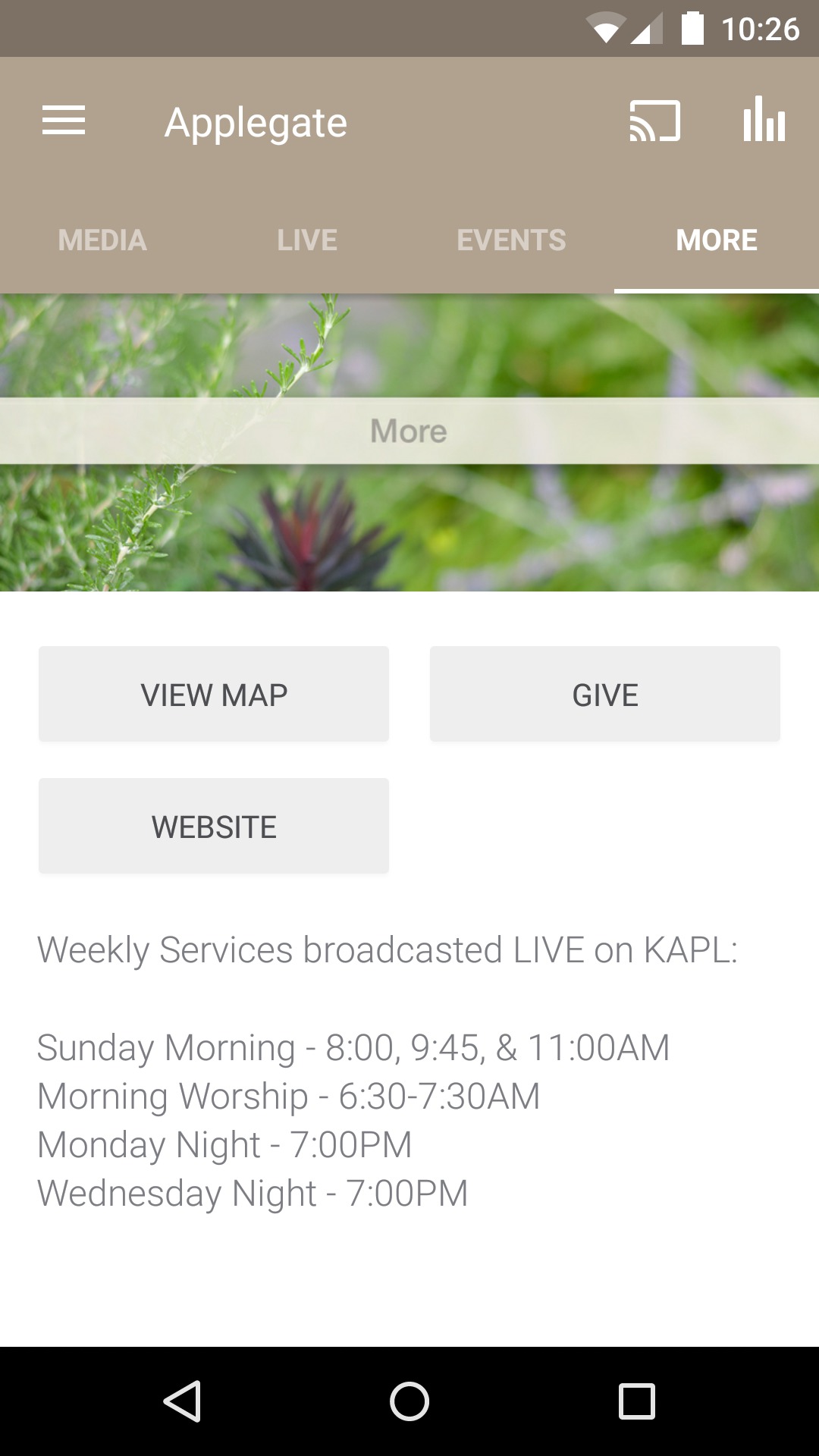 Amazon.com: Applegate Christian Fellowship