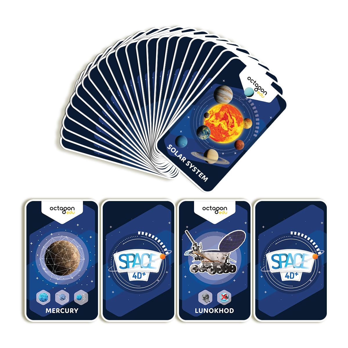 Space 4D+ Augmented Reality Flashcards – Interactive Space Exploration ...