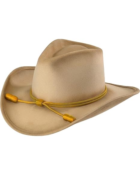 RESISTOL Men's John Wayne Hondo Cavalry Hat Silverbelly Medium : Amazon ...