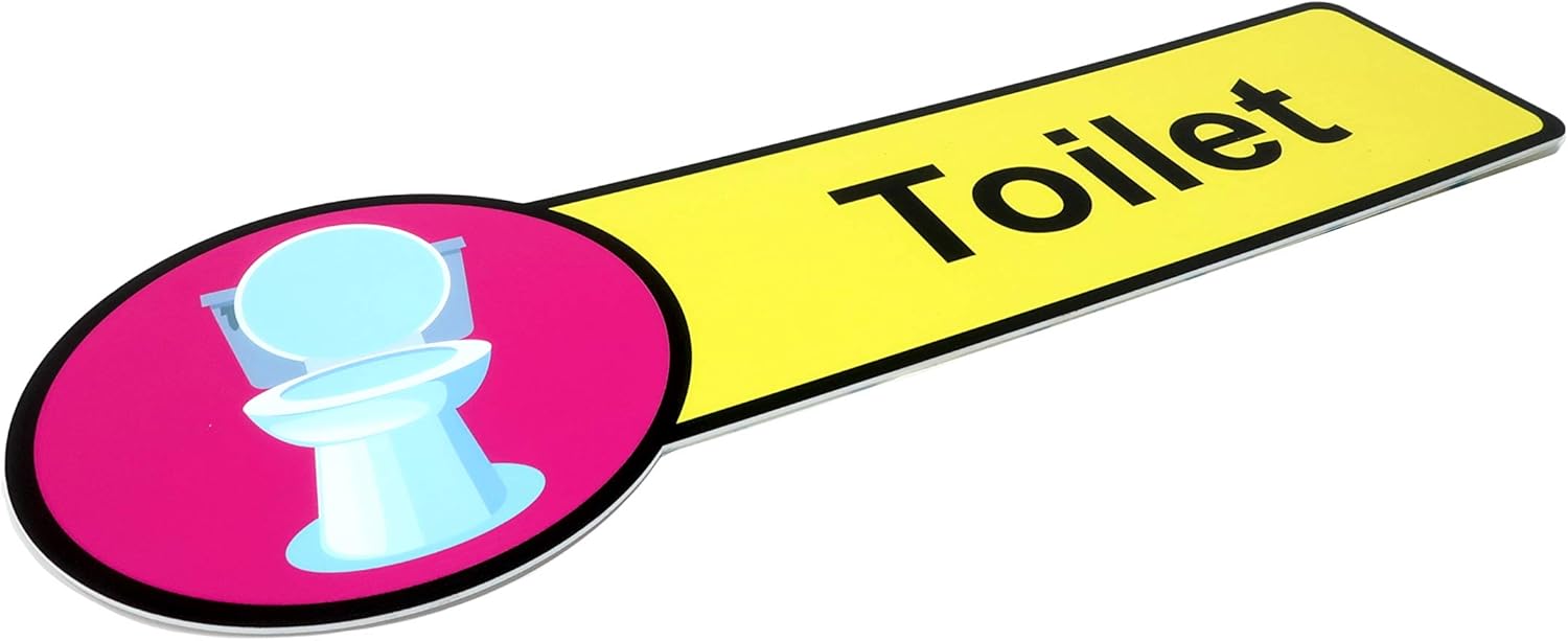 Shaped Dementia Friendly Bathroom Sign – BigaMart