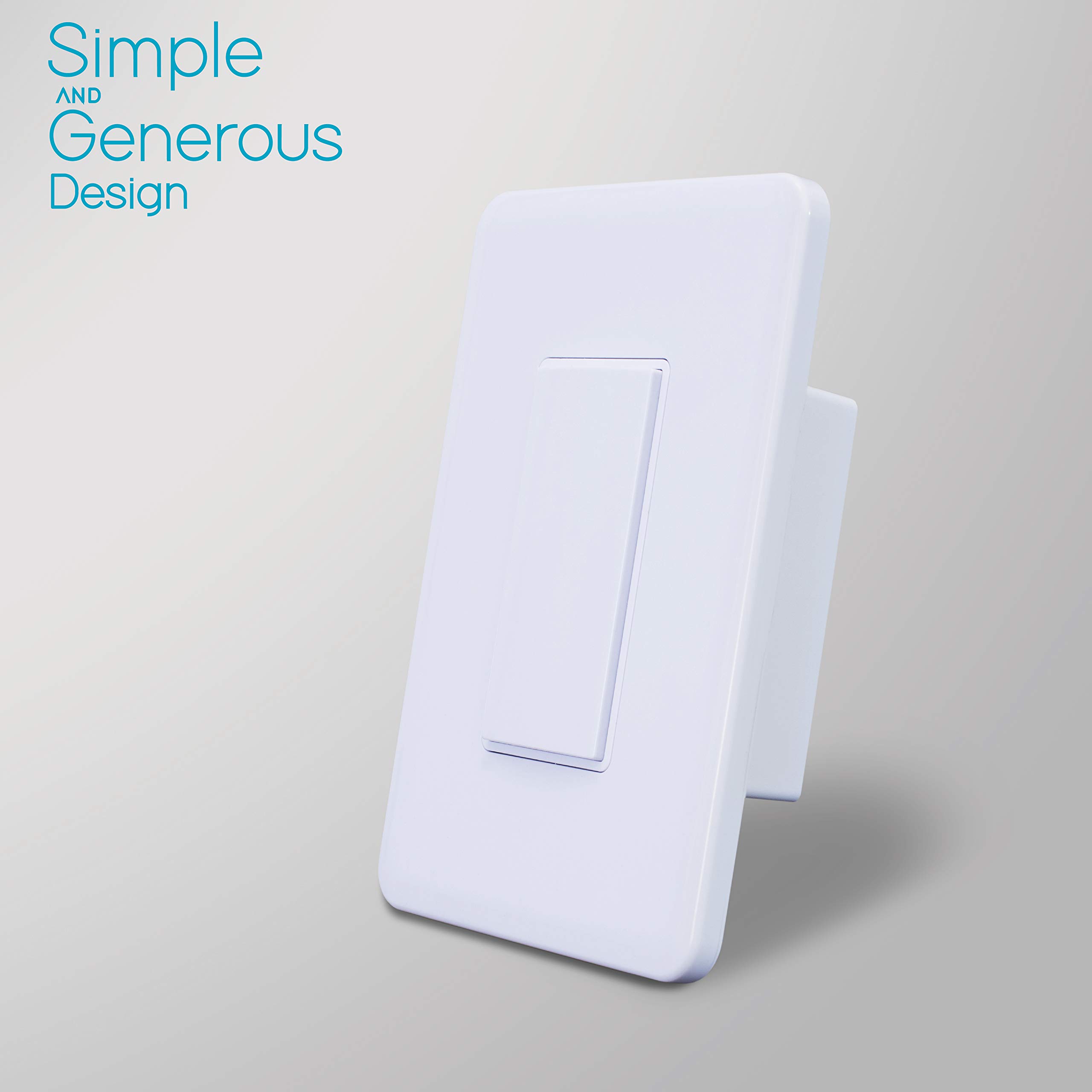 KMC Smart Wi-Fi Light Switch (2 Pack), Wireless Smart Lighting Control ...