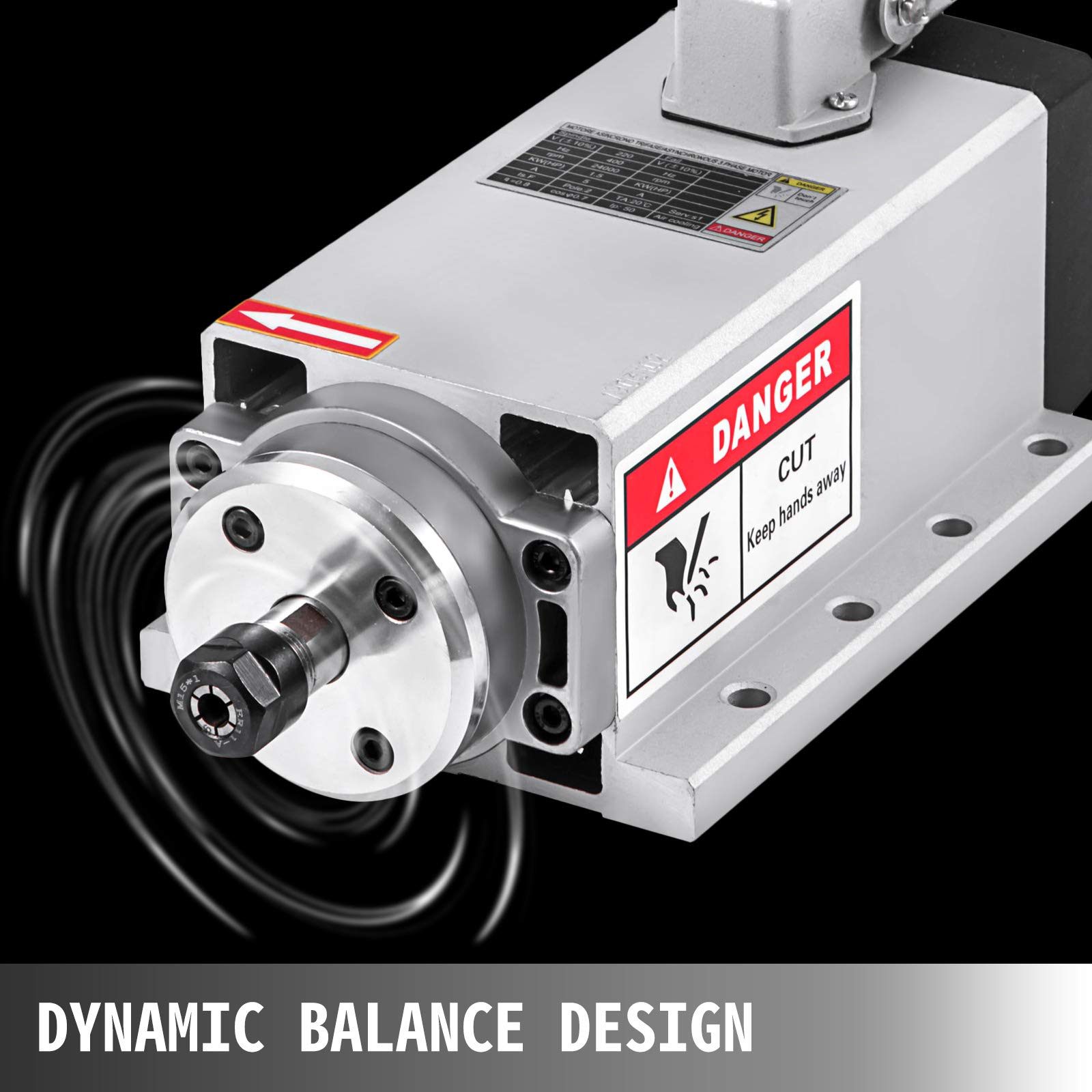 Mua Mophorn Spindle Motor 1.5KW Square Air Cooled Spindle Motor ER11 ...