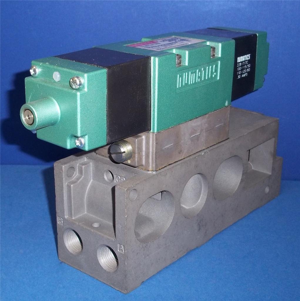 Numatics 554SS425K000030 Mark 55 Double Solenoid Valve 2 Pos/4 Way w ...