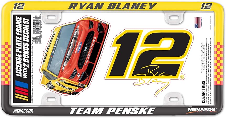Amazon.com : NASCAR Penske Racing Ryan Blaney NASCAR Ryan Blaney #12 ...