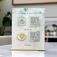 Amazon.com : Pahdecor 3D QR Code Signs for Personalized Business ...