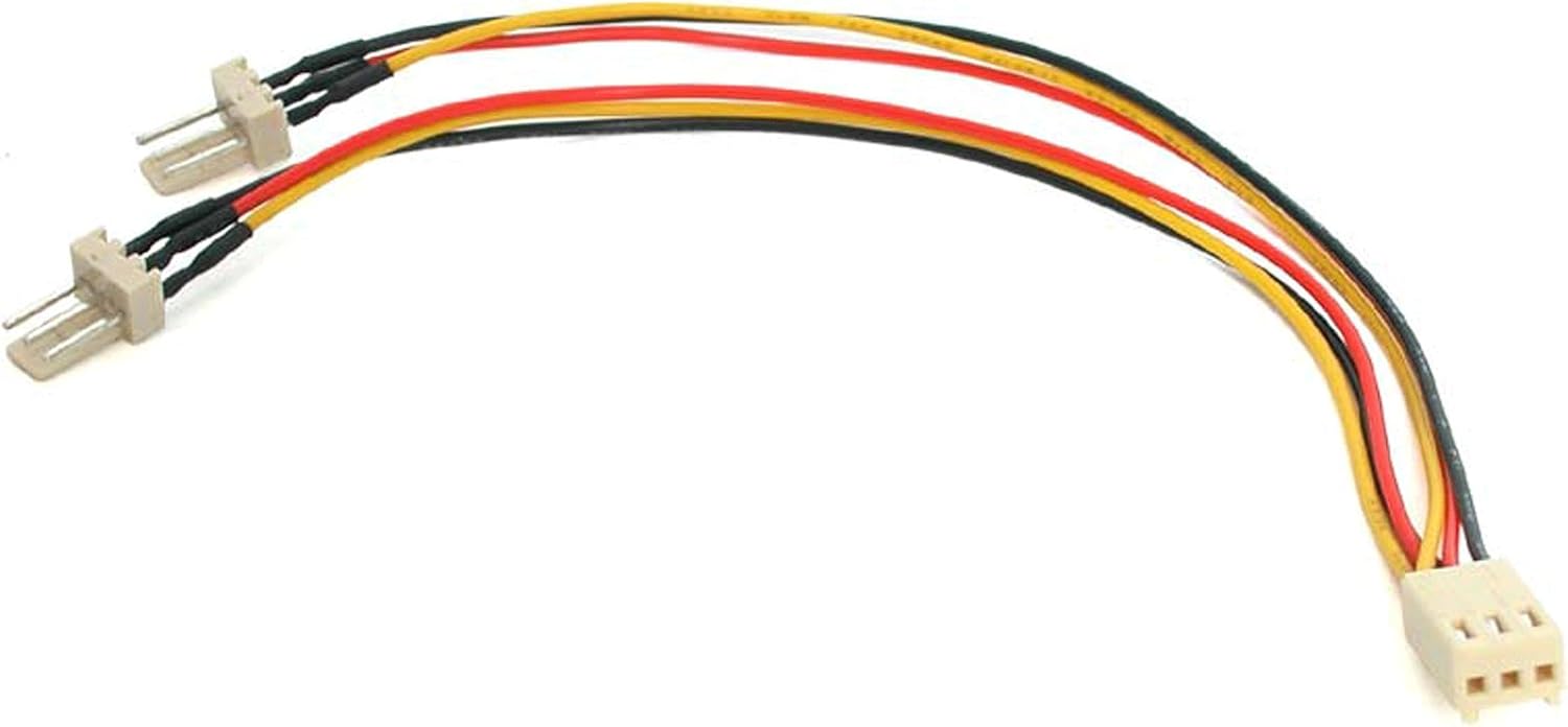 Amazon.com: StarTech.com TX3 Fan Power Splitter Cable - 6-Inch ...