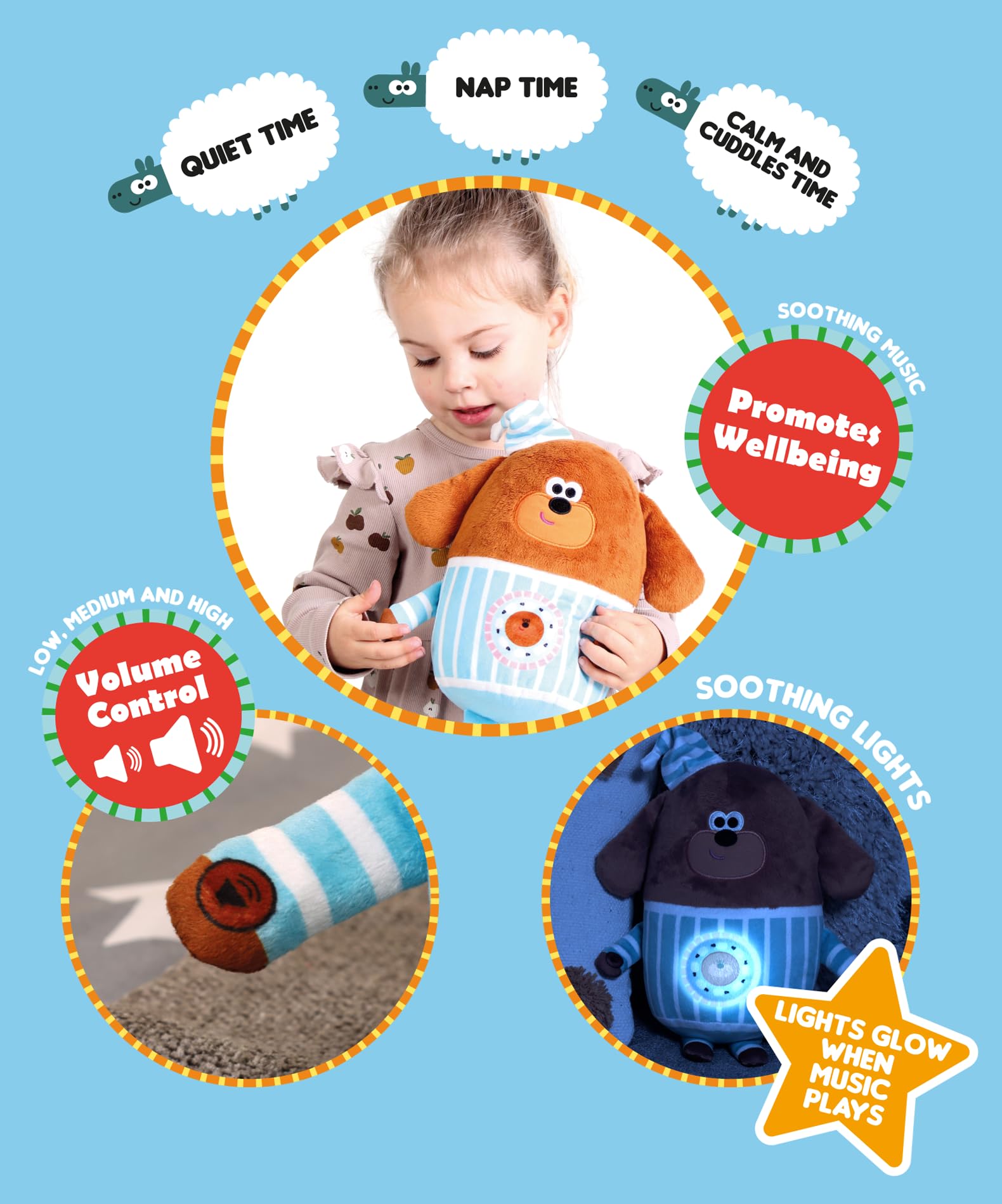 Mua Hey Duggee Sleepy Time Teddy Bear with Soothing Lullaby Song from ...