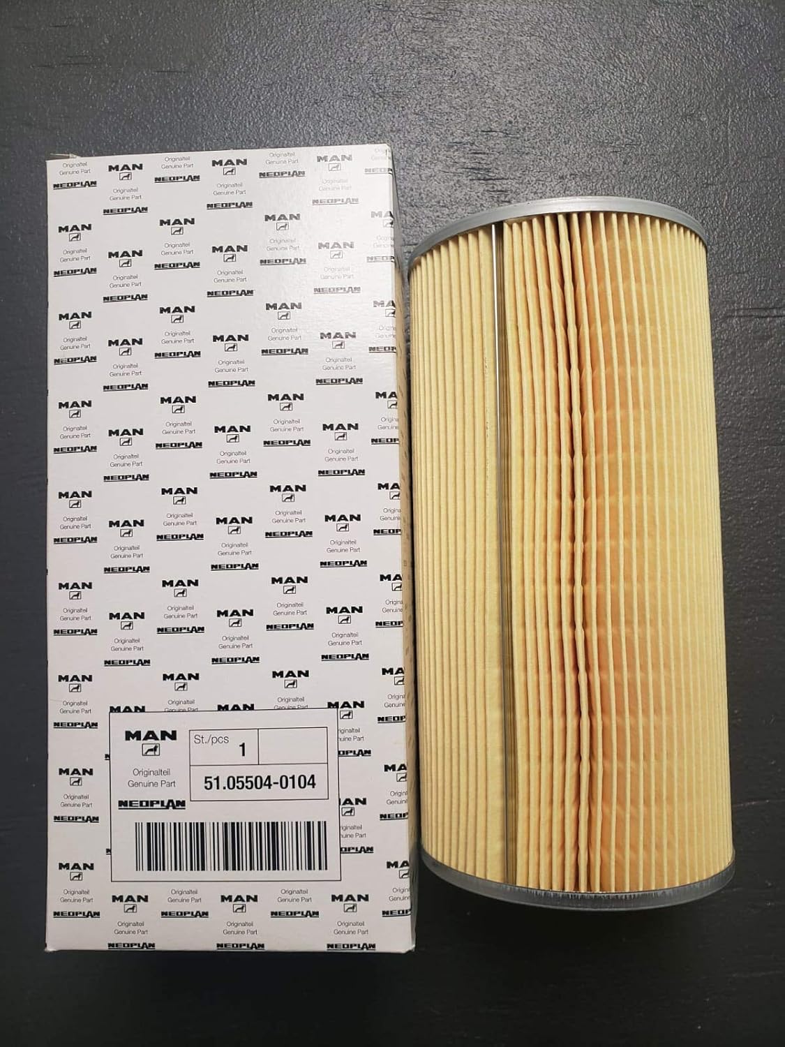 Amazon.com: MAN 51.05504-0104 Engine Oil Filter Element: Sports & Outdoors