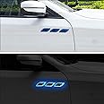 TOMALL 6Pcs 3D Strong Reflective Stripe Sticker for Car Fender Hood ...