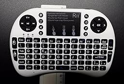 Rii Mini i8+ Wireless (layout ITALIANO) - Mini tastiera retroilluminata ...