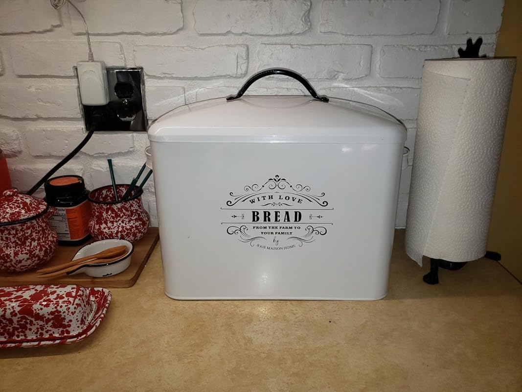 Provence Large Farmhouse Bread Box - Baie Maison