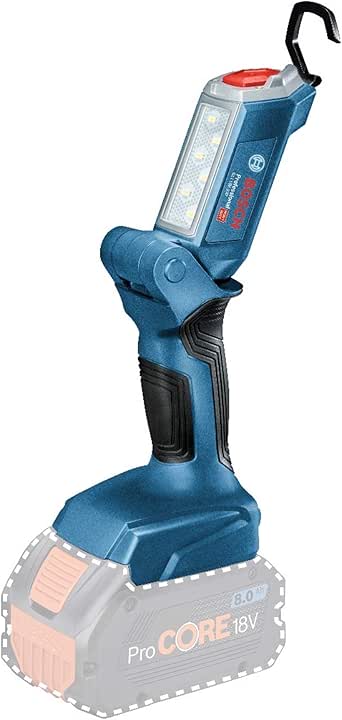 Bosch GLI 18V-300 Professional Cordless Torch Easy Grip Portable Work ...