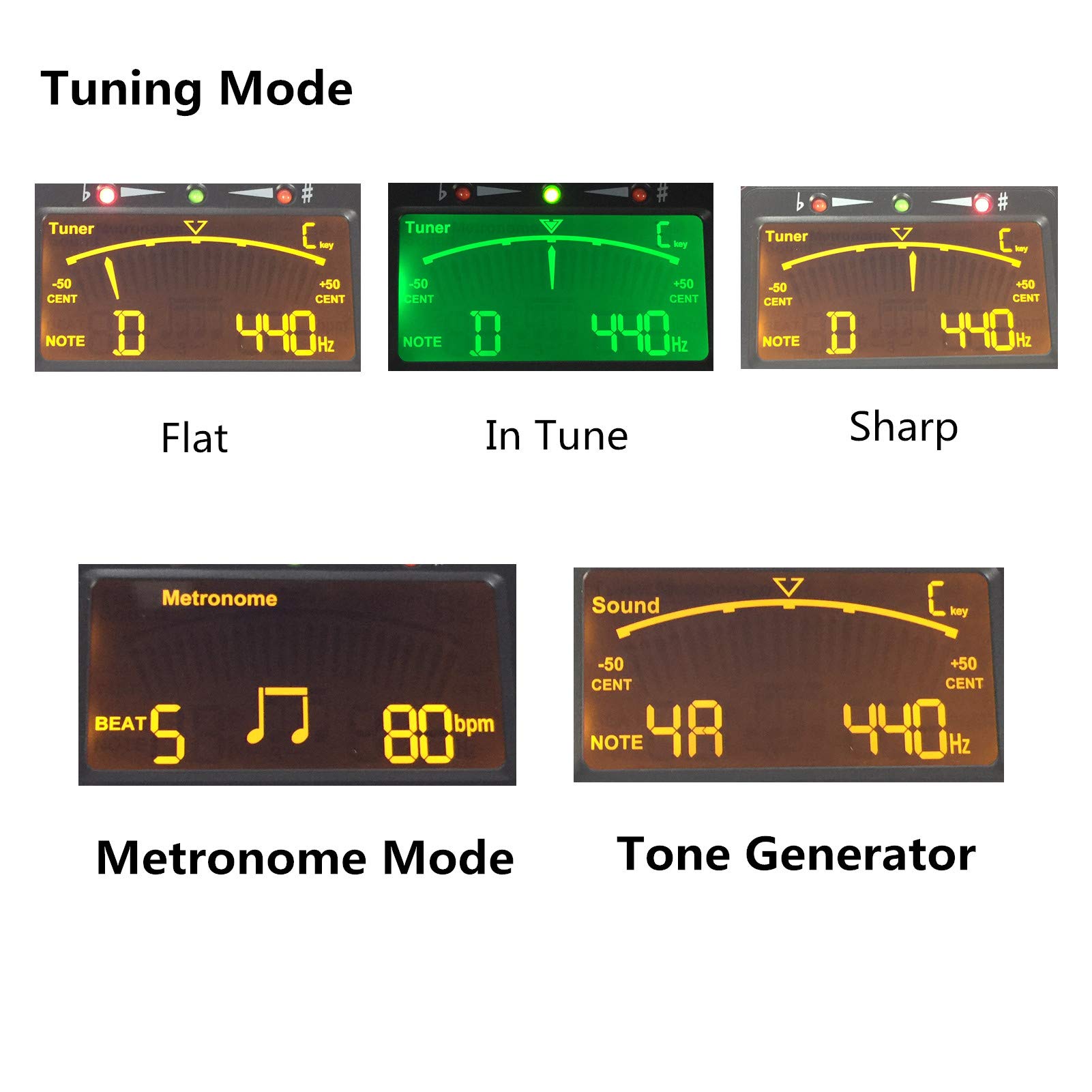 Mua Musedo MT-40W 3-in-1 Digital Wind Instrument Tuner Metronome Tone ...