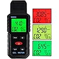 Amazon.com: 3 in 1 Handheld CO2 Meter with Alarm,400-5000ppm CO2 Carbon Dioxide Detector with 3 ...