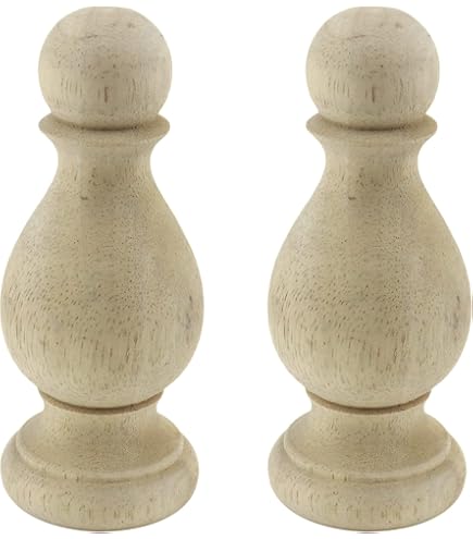 Bed French Gothic Wood Finials