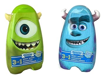 Amazon.com : Disney Pixar Monster University 3- In-1 Body Wash, Shampoo ...