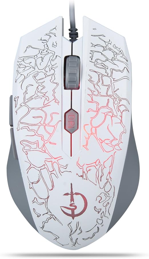 Amazon.com: KUIYN PUBG FPS MOBA Gaming Mouse USB Wired[4000DPI,9 ...