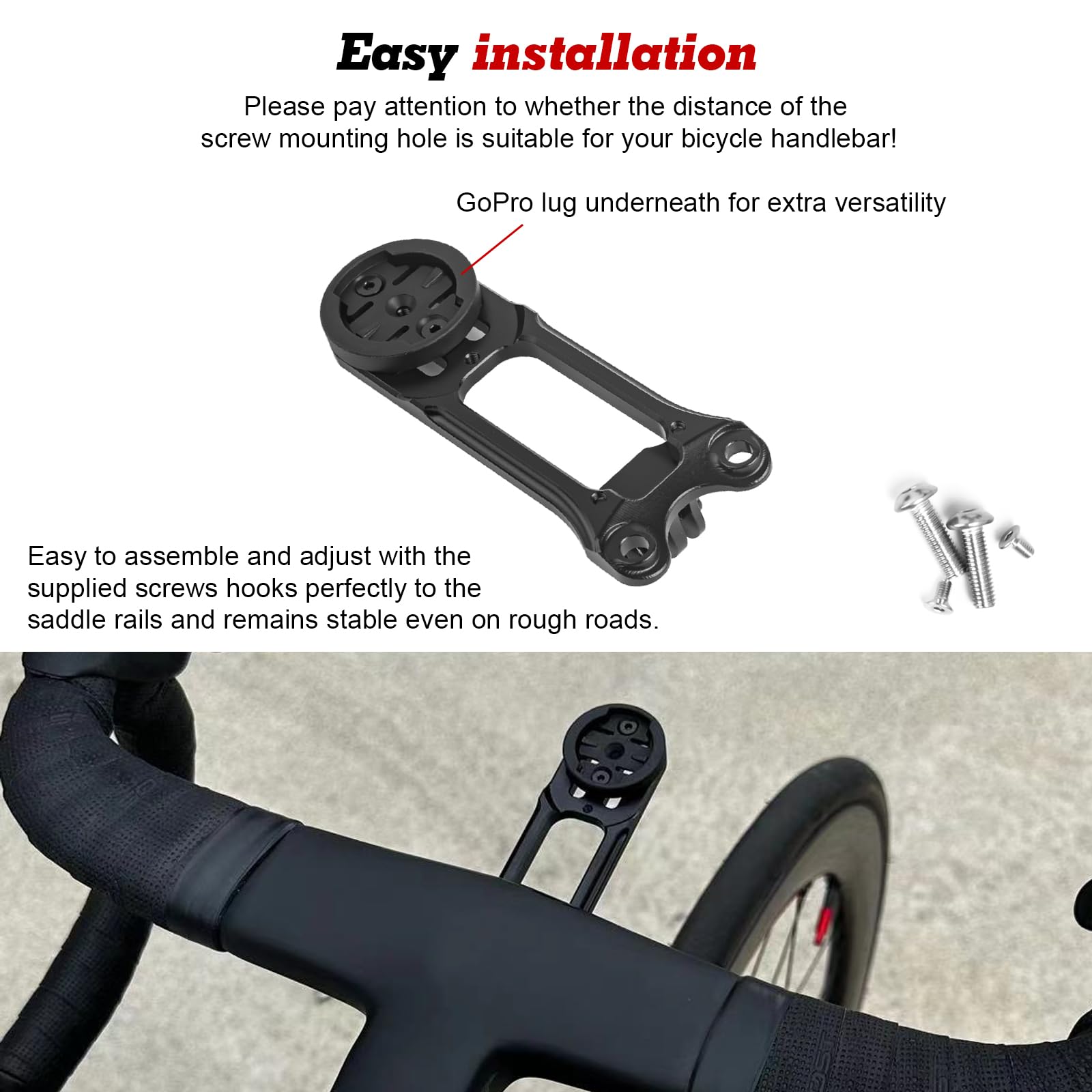 Mua Xotic Tech Out Front Bike Stem Handlebar Computer Mount Holder for ...