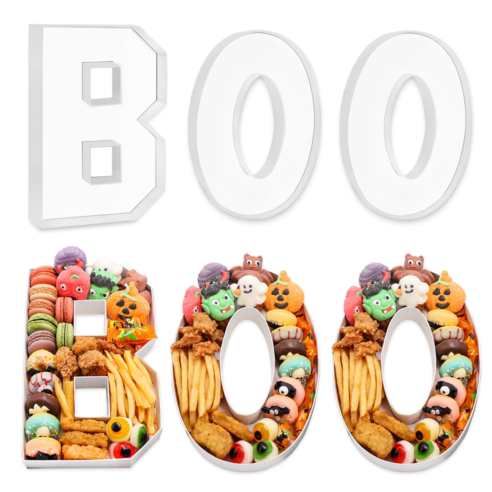 Halloween Charcuterie Board, Charcuterie Letters Boo Halloween Serving ...