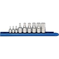 GEARWRENCH 9 Pc. 1/4" & 3/8" Drive Stubby Triple Square Bit Driver Socket Set, Metric - 81100 ...
