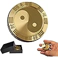 Amazon.com: Metal Fidget Slider Coin Toys, Metal Lucky Coin Tai Chi ...