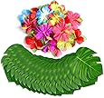 Amazon.com: Hawaiian Luau Party Decorations Tropical Tiki Hibiscus ...