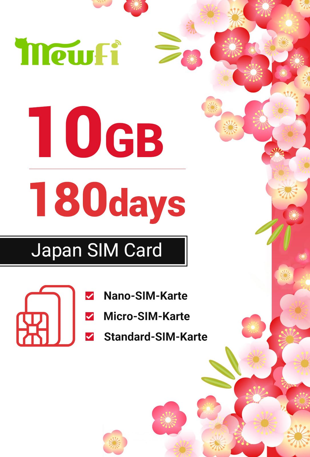 Mua 180 Days 10GB Japan Rakuten Data SIM Card - Plug & Play, Easy APN Setup for iPhone & Android ...