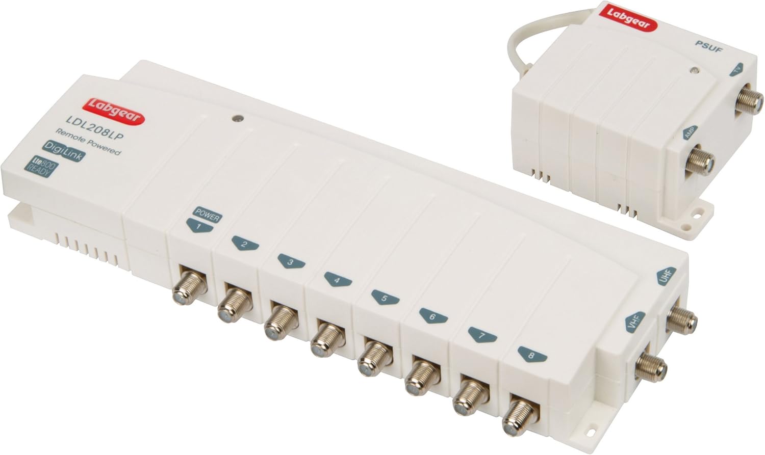 Labgear 8 Way FM/UHF Inputs Remote Powering Amplifier: Amazon.co.uk ...