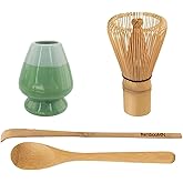 Amazon.com: BambooMN Brand - Matcha Green Tea Whisk Set - Whisk + Scoop ...